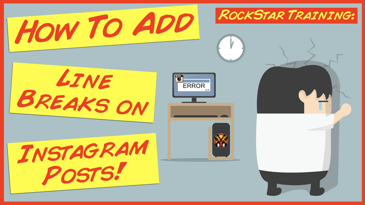 How To Add Lines Breaks Instagram Posts 001 RockStar Entrepreneur